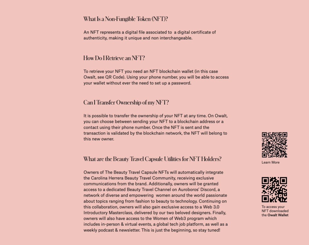 ATM NFT Experience in airports