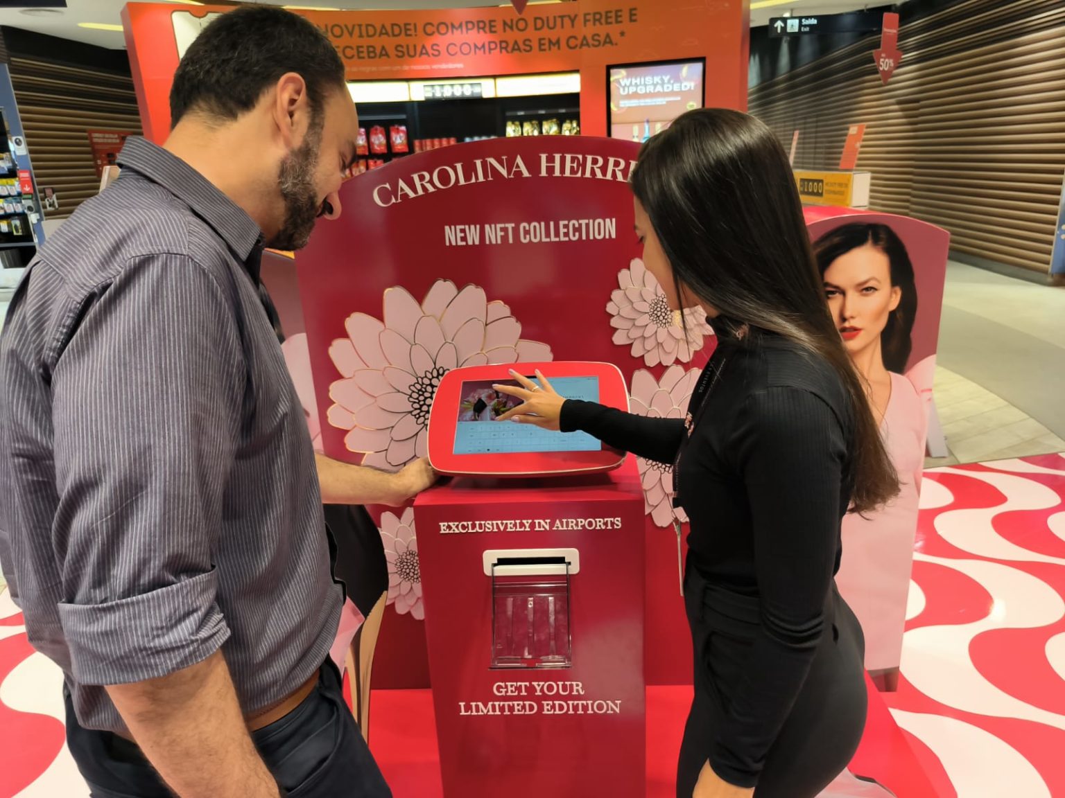 ATM NFT Experience in airports